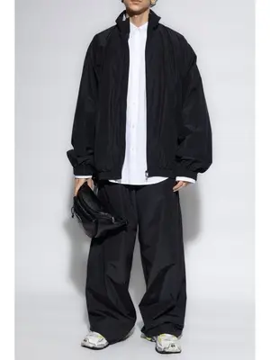 Balenciaga Drawstring Straight-leg Trousers