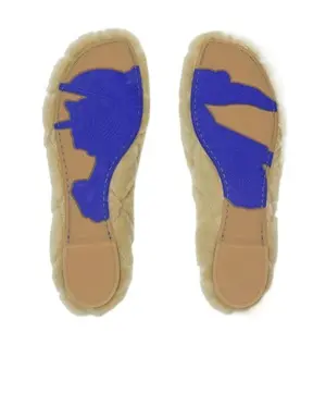 Burberry Square Toe Slip-on Ballerinas