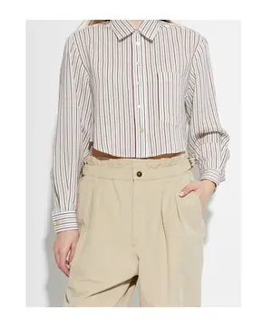 Isabel Marant Étoile Fleora Striped Shirt - White