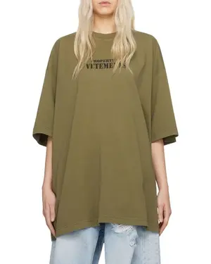 Vetements Property Of Cotton T-shirt