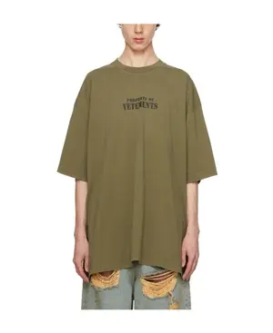 Vetements Property Of Cotton T-shirt