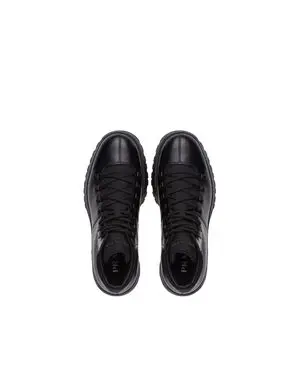 Prada Brixxen Lace-up Ankle Boots