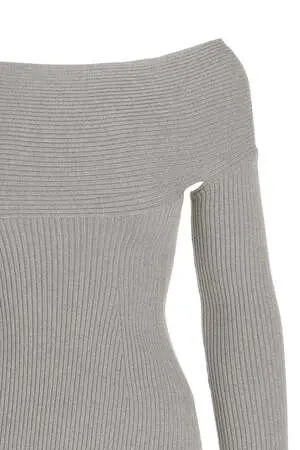 Khaite Salma Open-back Top - Gray