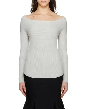 Khaite Salma Open-back Top - Gray