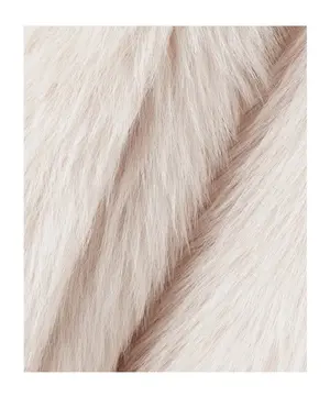 NILI LOTAN Elan Short Fur Coat - Ivory