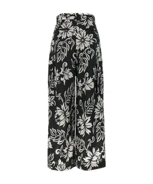 Sacai All-over Printed Belted Trousers