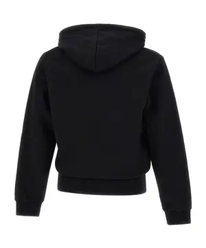 Lacoste Embroidered Logo Drawstring Hoodie - Black