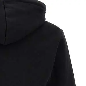 Lacoste Embroidered Logo Drawstring Hoodie - Black