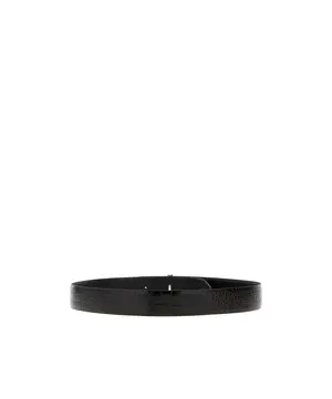 TOM FORD Embossed Reversible Belt - Brown