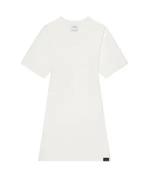COURREGES Cotton Mini Dress - Traditional White