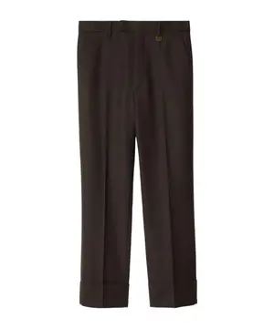 Burberry Pleated Bottoms For Men