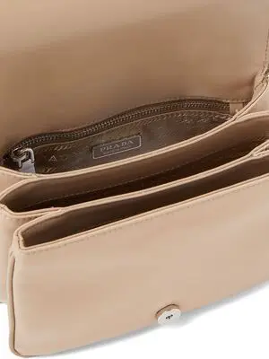 Prada Chain-link Trim Shoulder Bag