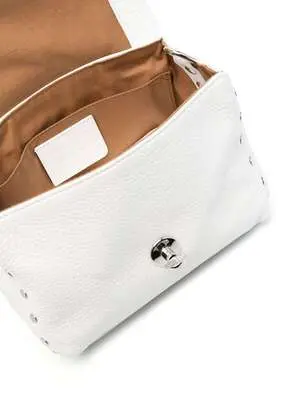 ZANELLATO Flip-top Shoulder Bag With Stud Embellishments