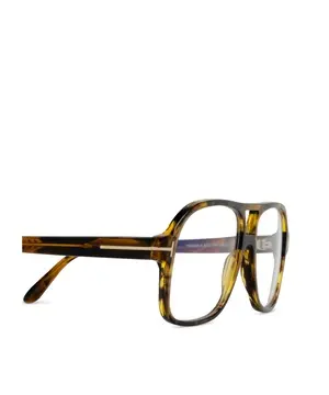 TOM FORD Aviator Eyeglasses - Brown
