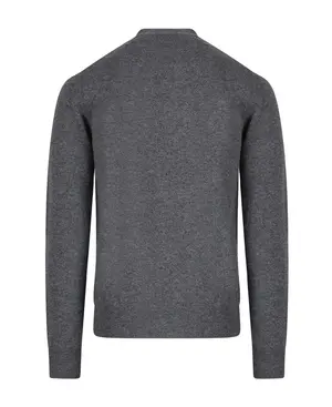 Play Comme Des Garcon V-neck Wool Cardigan With Heart Patch