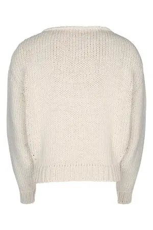Dior For My Real Friends" Long-sleeve Knit Sweater