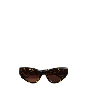 Bottega Veneta Bottega Veneta Cat-Eye Frame Sunglasses Black