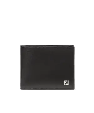 Fendi Squared Ff Bi-fold Wallet - Black