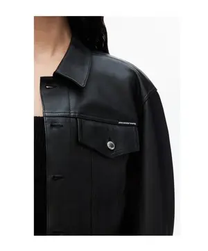 Alexander Wang Leather Locomotive Jacket