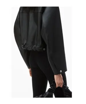 Alexander Wang Leather Locomotive Jacket