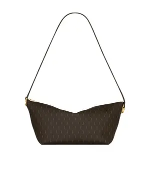 Saint Laurent Le Monogramme Zip-up Crossbody Bag - Brown