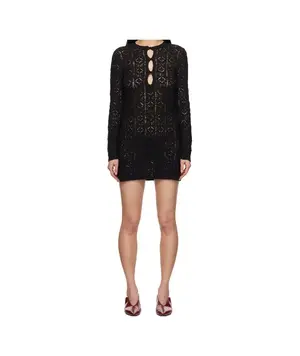 LOULOU STUDIO Ribbed Knit Cut-out Dress