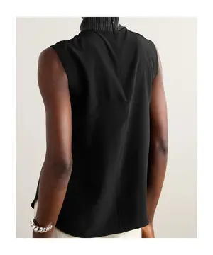 Brunello Cucinelli Sleeveless High Neck Top