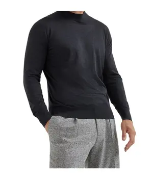 Brunello Cucinelli Mock Neck Knitwear For Men