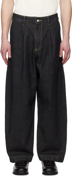 Studio Nicholson Pleated Detail Jeans