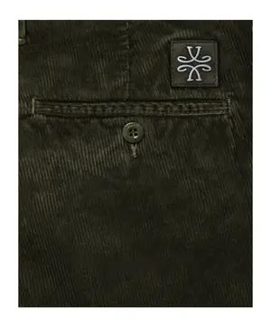 Jacob Cohen Slim-fit Corduroy Trousers - Black