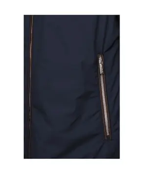 MOORER Detachable Sleeve Hooded Jacket - Black