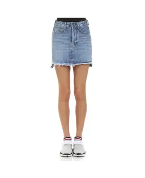 MARCELO BURLON COUNTY OF MILAN Vintage Denim Skirt