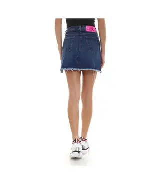 MARCELO BURLON COUNTY OF MILAN Vintage Denim Skirt