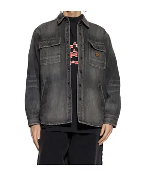 Balenciaga Collared Denim Shirt