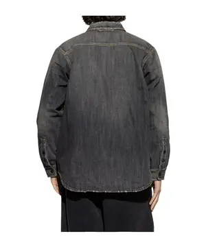 Balenciaga Collared Denim Shirt