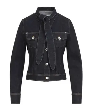 LANVIN Contrast Stitched Buttoned Jacket