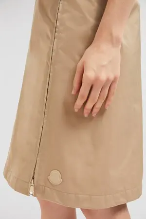 Moncler Zip Detail Skirt - Beige