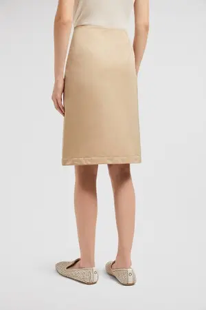 Moncler Zip Detail Skirt - Beige