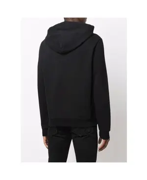Saint Laurent Logo Printed Drawstring Hoodie