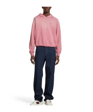 Gucci Cotton Jersey Sweatshirt With Double G Embroidery