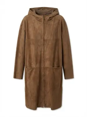 Max Mara Hooded Long-sleeved Coat
