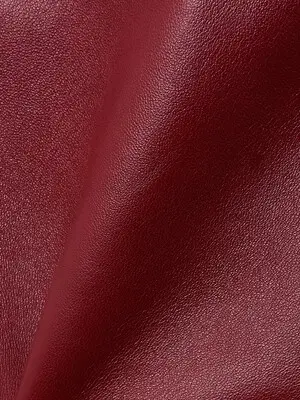 Chloé Knee-length Leather Skirt With Box Pleat And Zipper Pockets