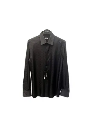 Dolce & Gabbana Logo-pattern Silk Shirt