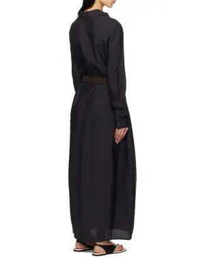 TOTEME Parachute Shirt Dress - Black