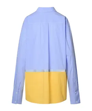Gcds Striped Tape Colourblock Shirt