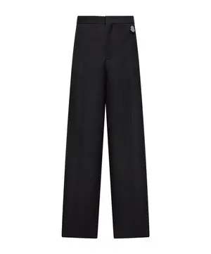 Moncler X Jil Sander Gabardine Tailored Trousers - Navy