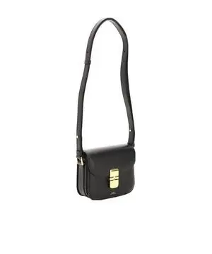 A.p.c. Grace Mini Shoulder Bag - Black