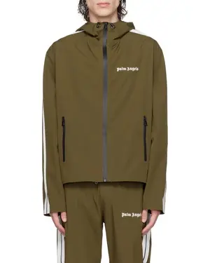 Palm Angels Logo-print Hooded Jacket