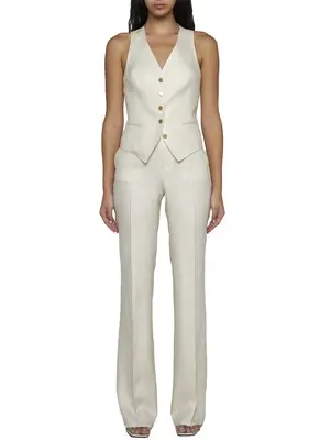 Tagliatore Single Breasted Satin Gilet