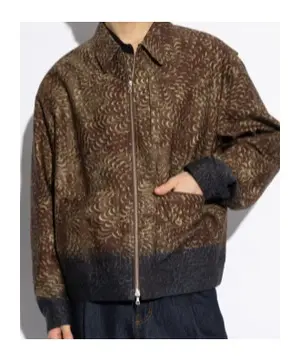 Dries Van Noten Graphic-print Zip-up Bomber Jacket
